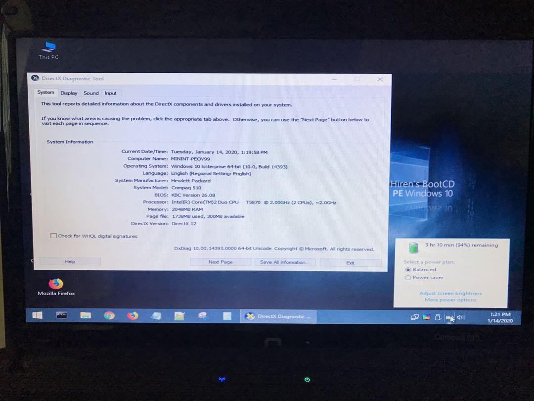 Compaq 510 Basic Laptop, Computers & Tech, Laptops & Notebooks on Carousell