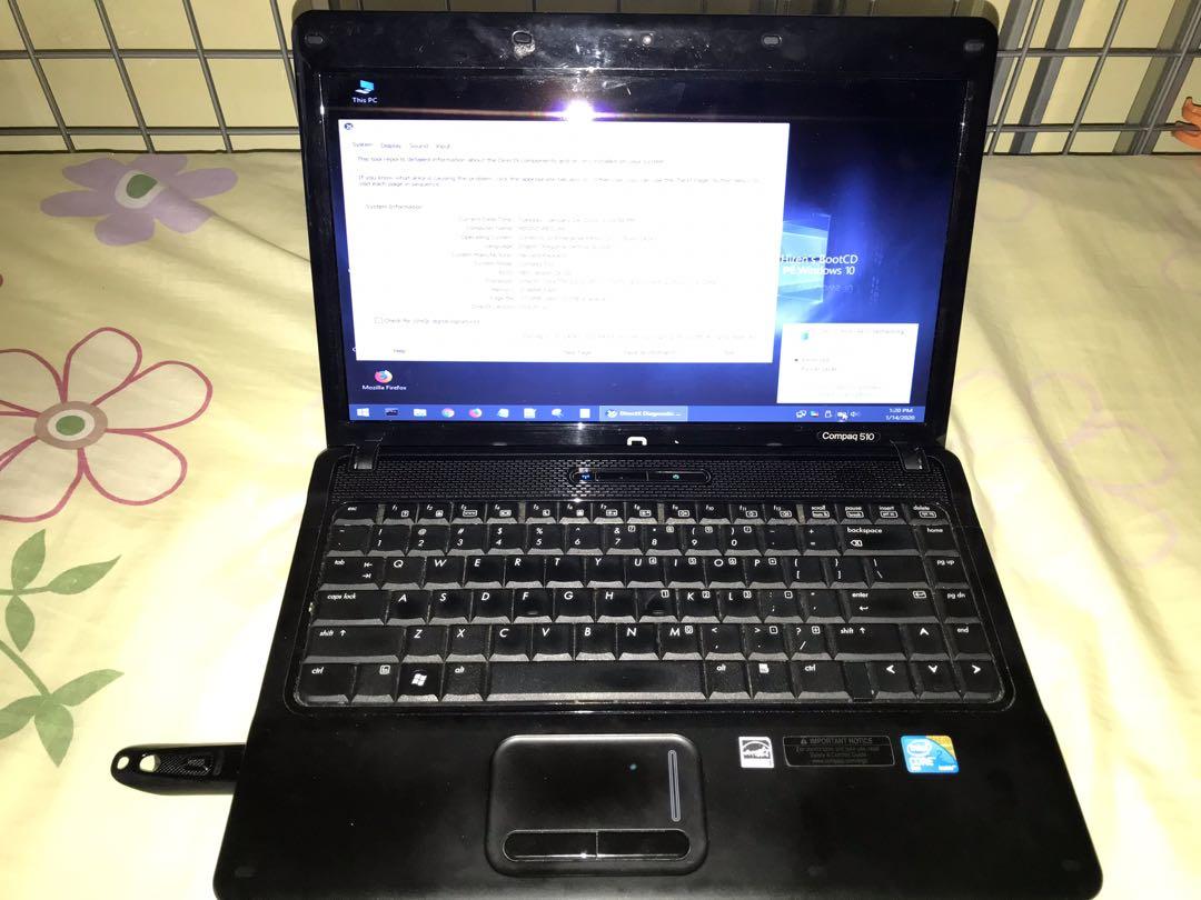 Compaq 510 Basic Laptop, Computers & Tech, Laptops & Notebooks on Carousell