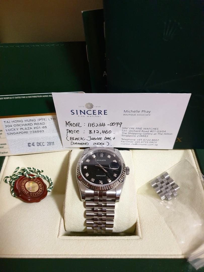 *Full Complete Set* LNIB Rolex DJ 36 Ref. 116234, Luxury, Watches on ...