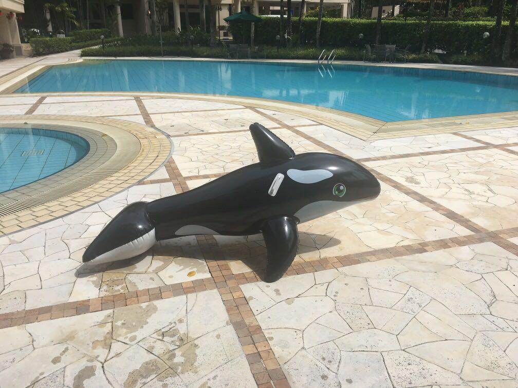 Inflatable orca free, Babies & Kids, Infant Playtime on Carousell