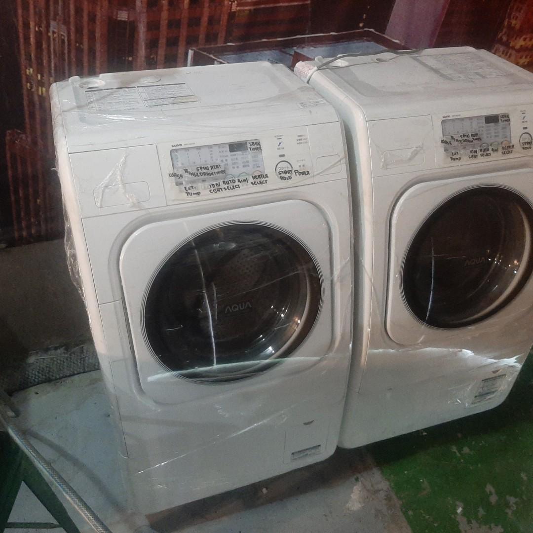 Inverter Sanyo Front Load Automatic Washing machine with 100%Heatdryer ...
