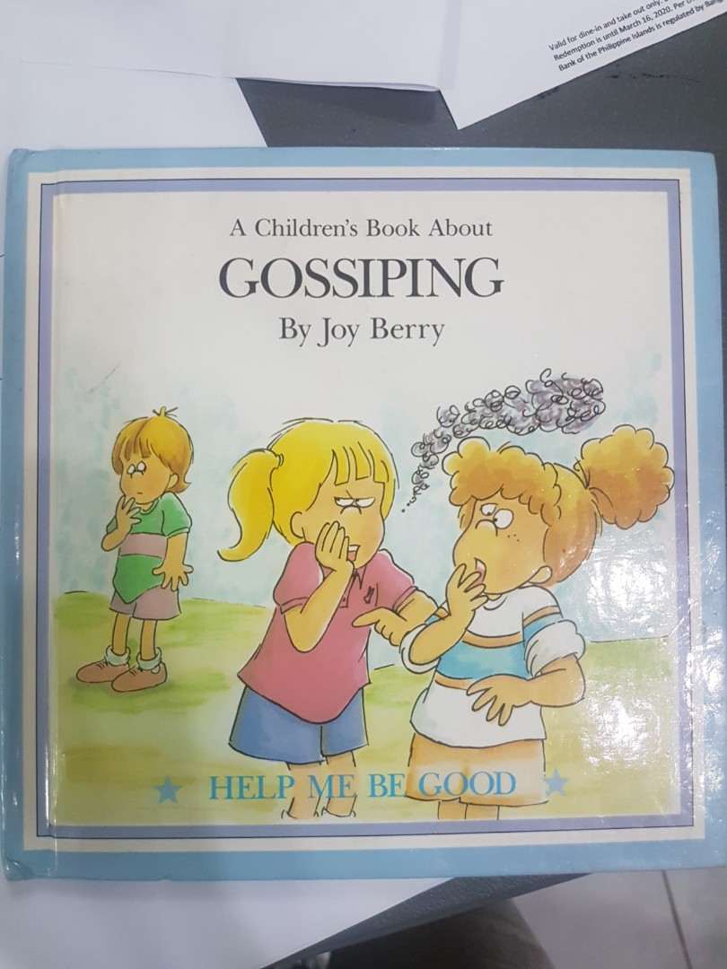Joy Berry book - Gossiping, Hobbies & Toys, Books & Magazines, Children ...