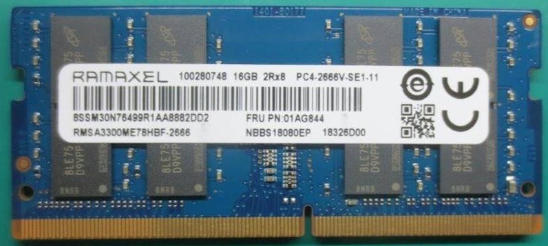 Lenovo Ramaxel 16GB DDR4 2666MHz SoDIMM Memory, Computers & Tech ...