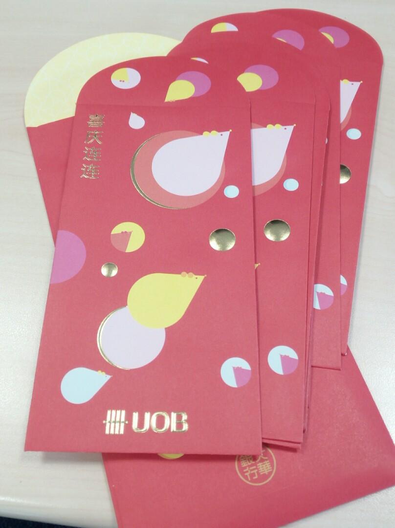 Limited Edition Red Packet Ang Pow Bao from UOB Bank for year 2020 Rat ...