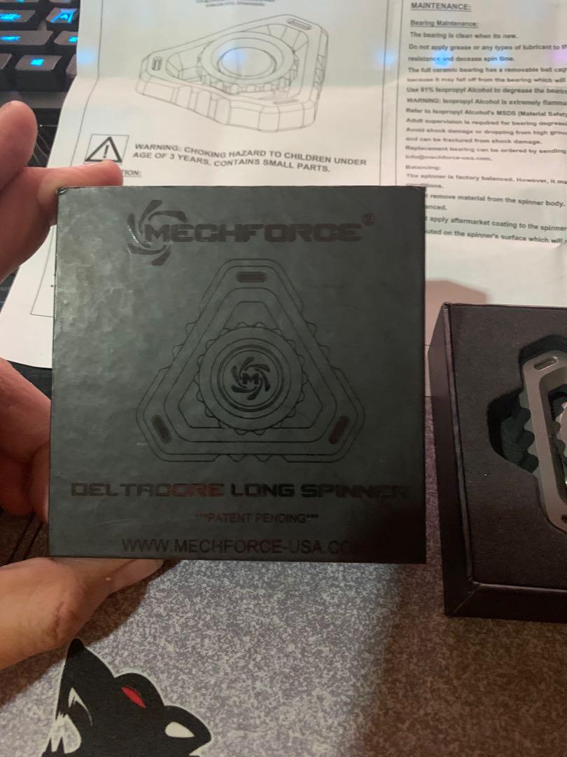 Mech Force - Deltacore Long Spinner Stainless steel stonewashed, Food & Drinks, Local Eats on ...