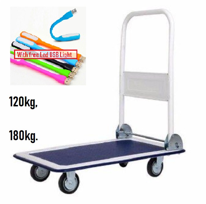 Metal Steel Platform Handtruck Push cart, Furniture & Home Living ...