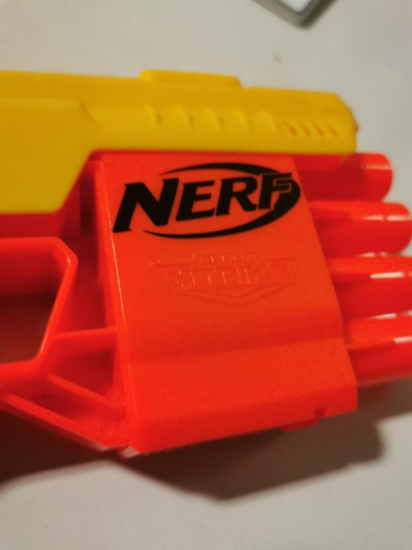 Nerf Gun - Alpha Strike with 4 Bullets, Hobbies & Toys, Toys & Games on ...