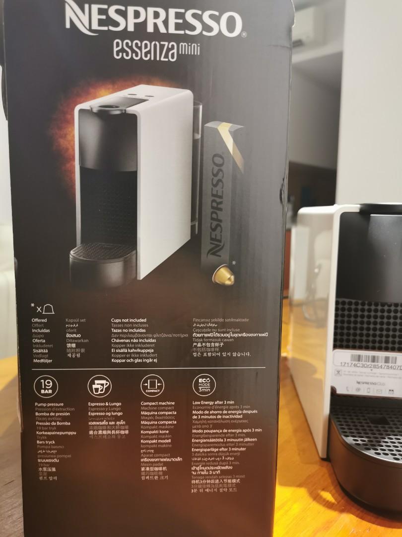 Nespresso Essensa Mini Coffee Machines Maker White, TV & Home ...
