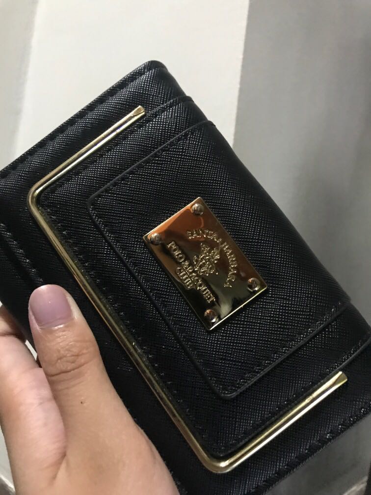 Original Polo&Racquet black wallet, Women's Fashion, Bags & Wallets ...