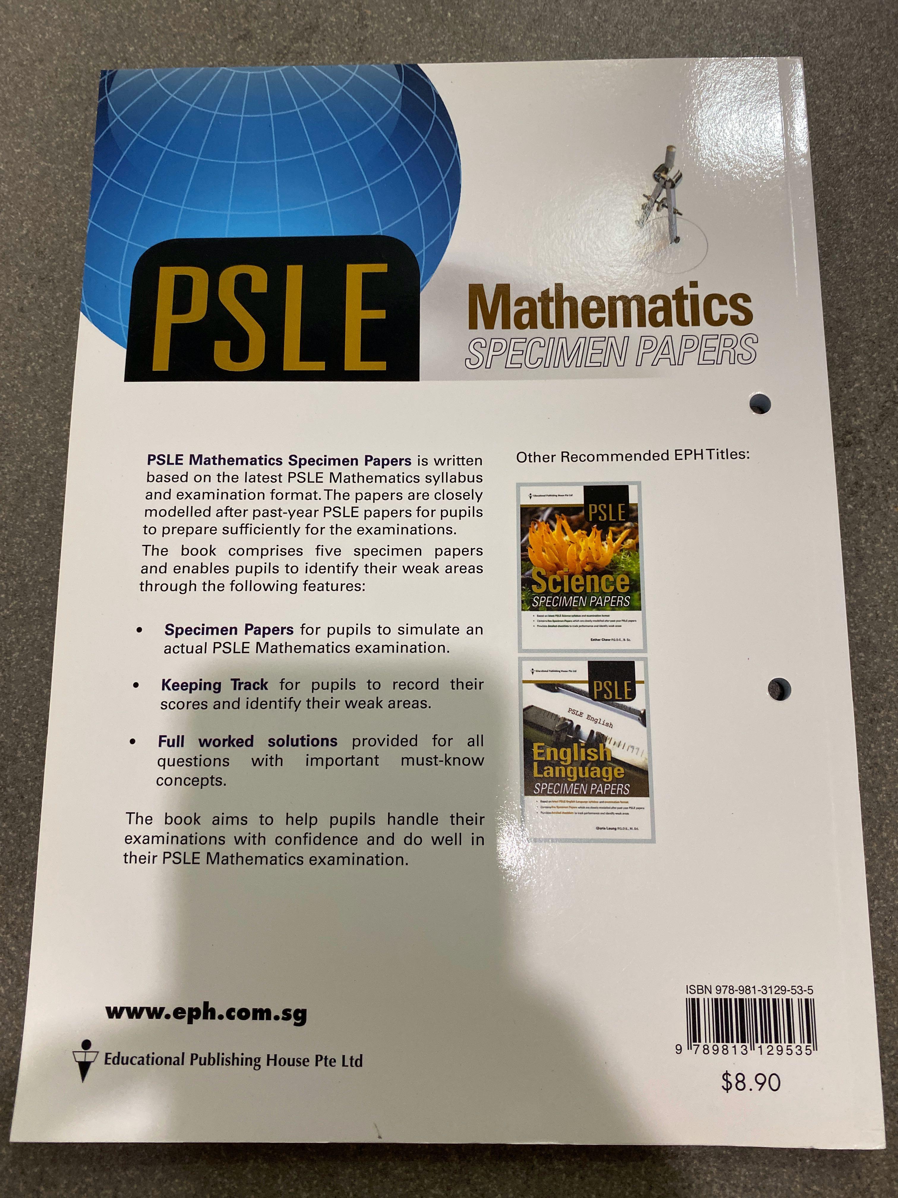 P6 PSLE Math Specimen papers, Hobbies & Toys, Books & Magazines ...