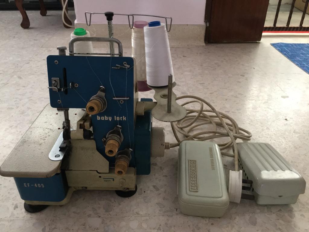 Portable Side Seam Sewing Machine, Furniture & Home Living, Home ...