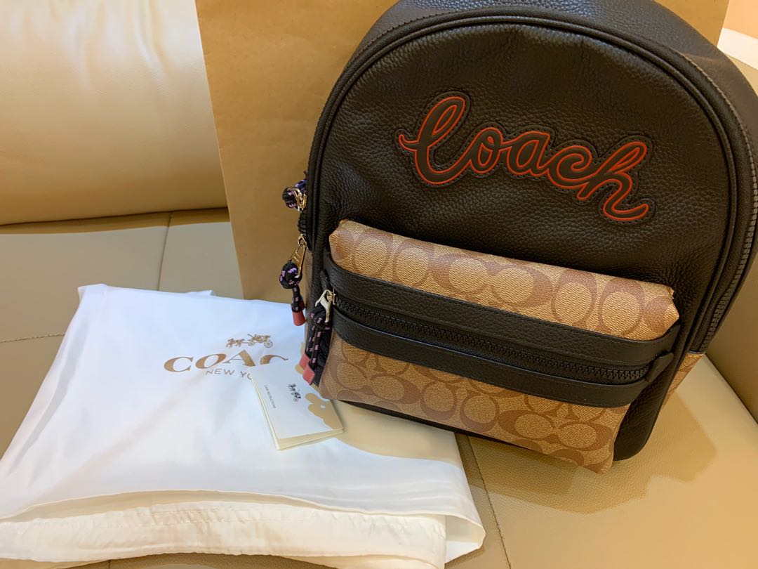 Ready stock authentic coach women backpack 76747 traveller bag backpack ...