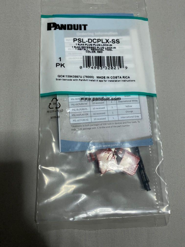 RJ45 Plug Lock-in Device, Computers & Tech, Parts & Accessories, Cables ...