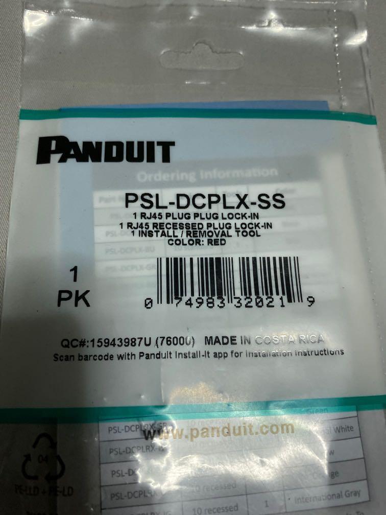 RJ45 Plug Lock-in Device, Computers & Tech, Parts & Accessories, Cables ...