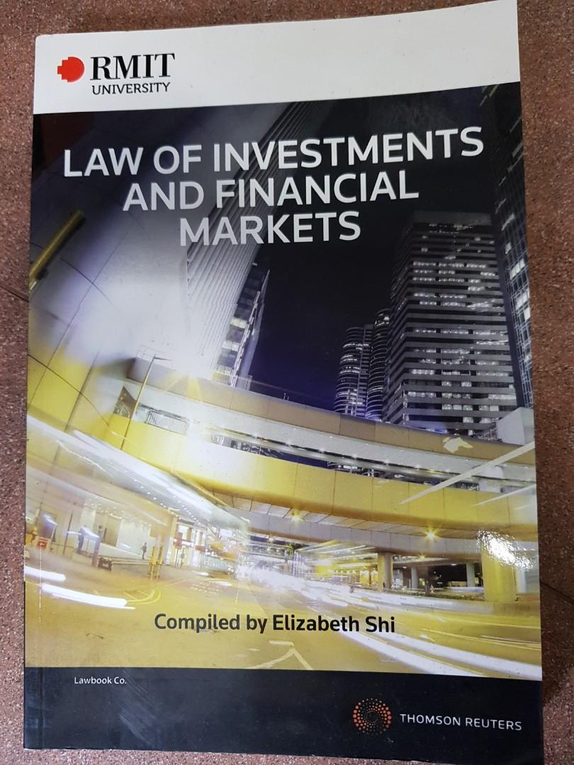 RMIT law of investments and financial markets, Computers & Tech, Office ...