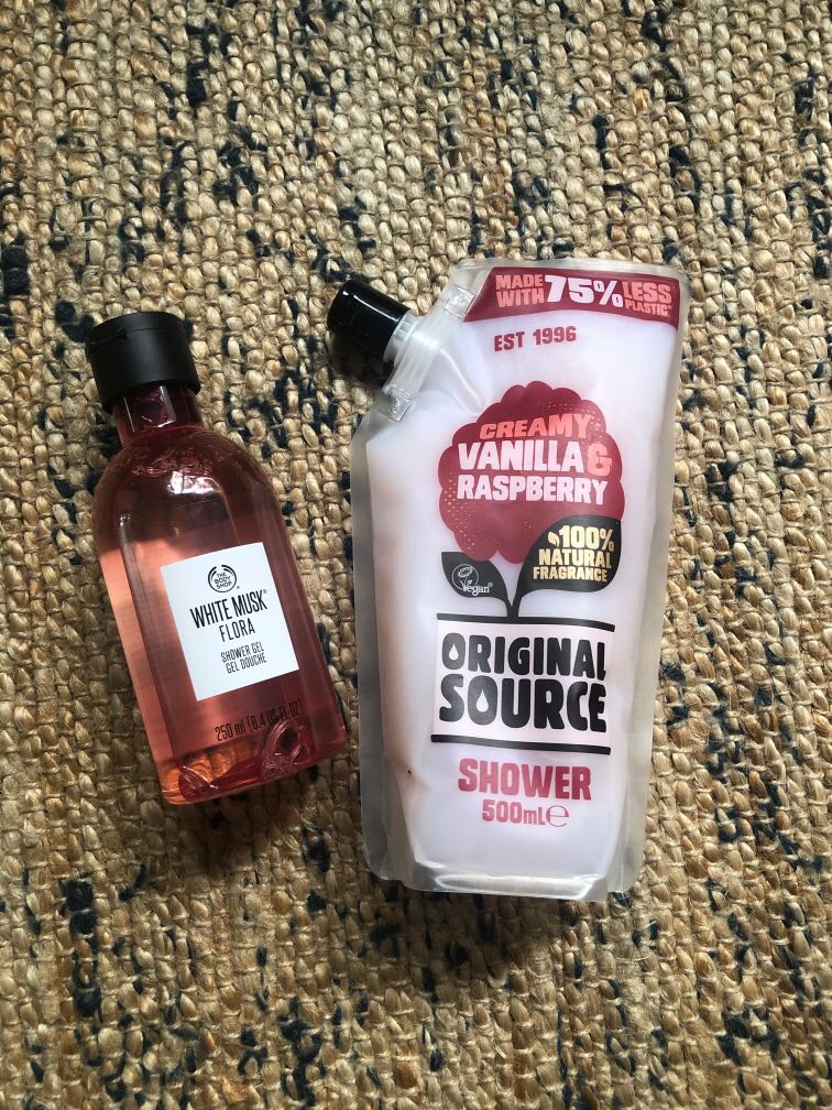 ORIGINAL SOURCE CREAMY VANILLA & RASPBERRY 500ml, Health & Nutrition ...