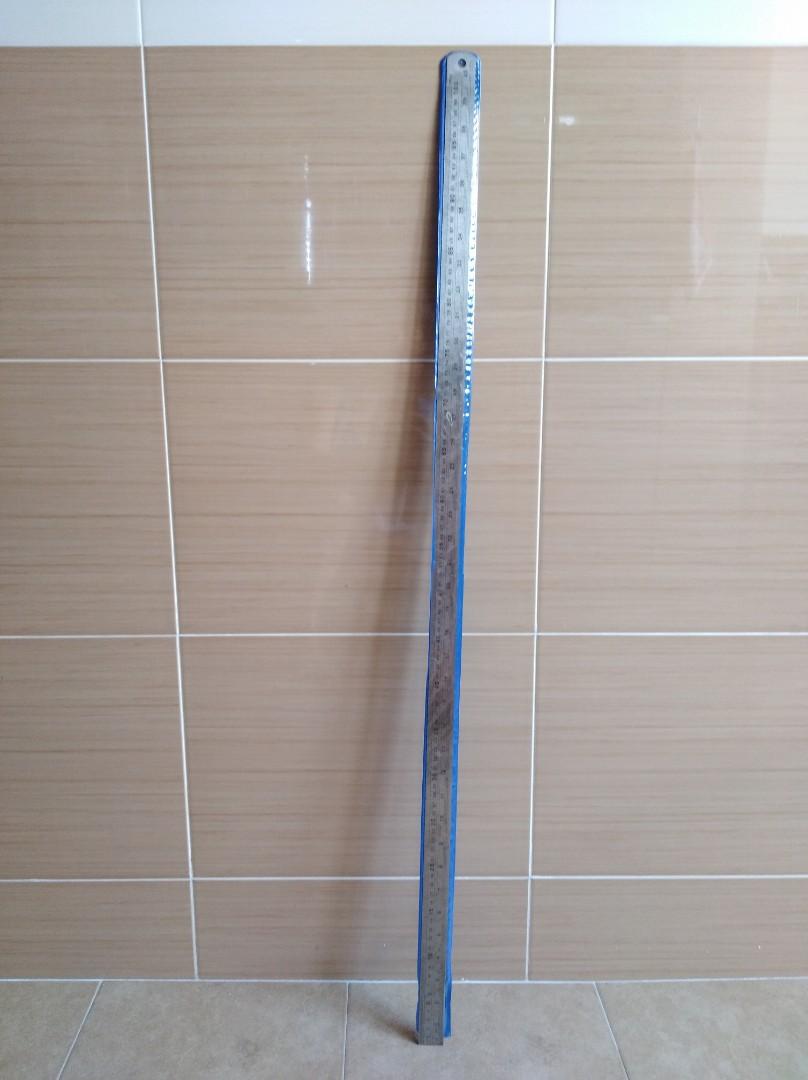 Steel 100 cm ruler., Hobbies & Toys, Stationery & Craft, Craft Supplies ...