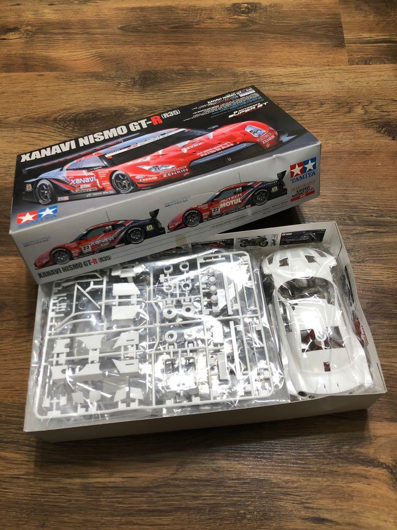 TAMIYA 1/24 XANAVI NISMO R35 24308, 興趣及遊戲, 玩具 & 遊戲類 - Carousell