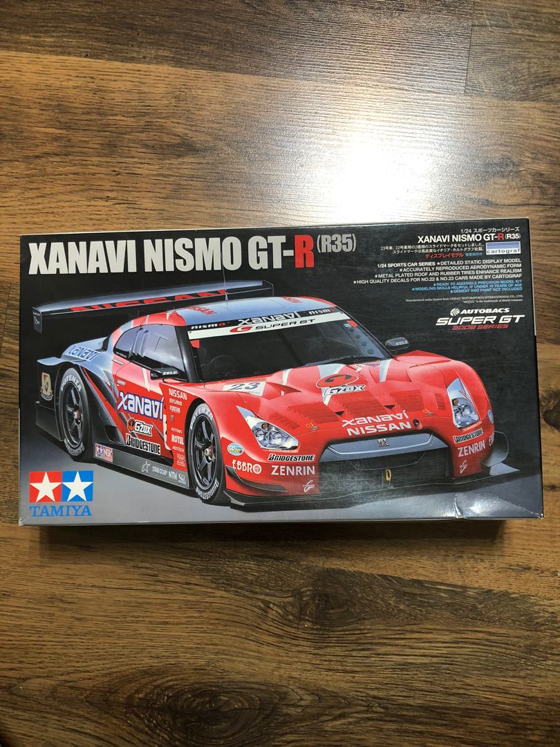 TAMIYA 1/24 XANAVI NISMO R35 24308, 興趣及遊戲, 玩具 & 遊戲類 - Carousell