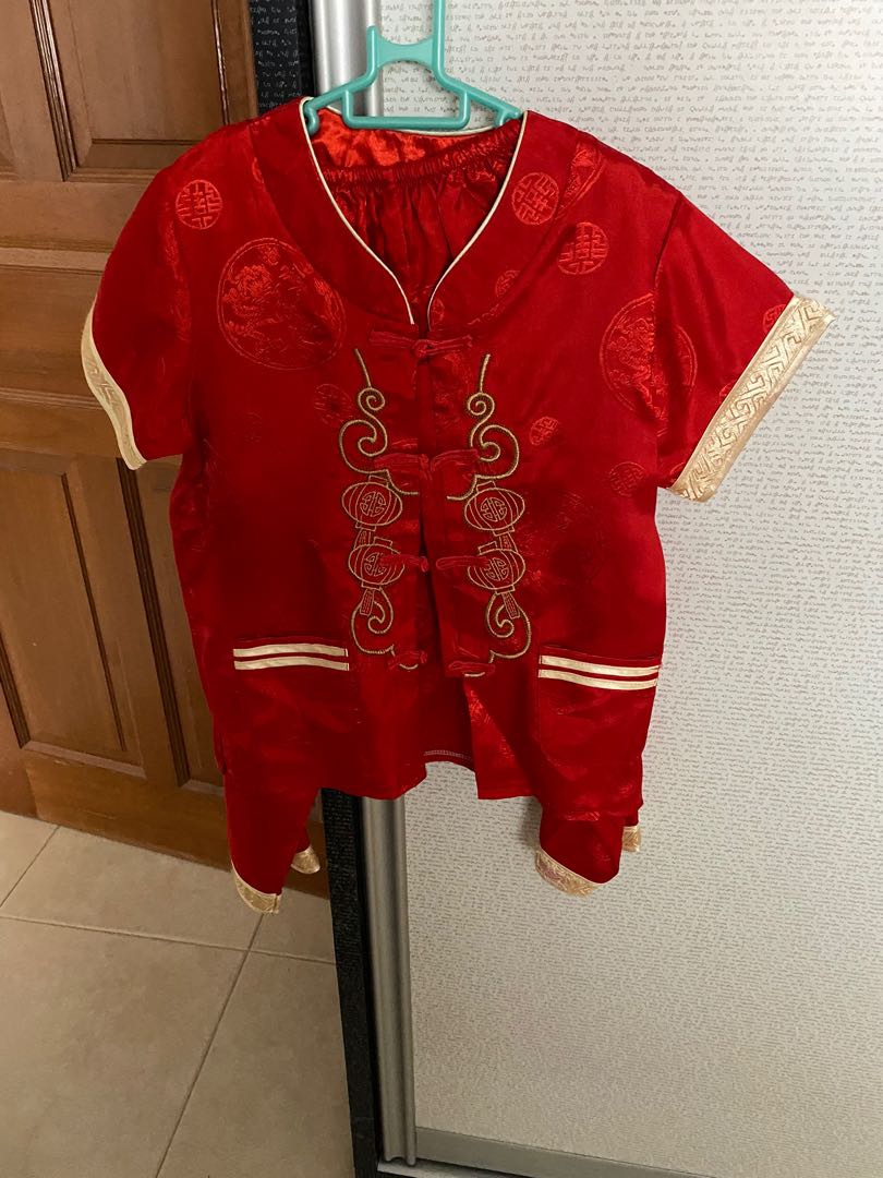 Traditional CNY clothes, Babies & Kids, Babies & Kids Fashion on Carousell