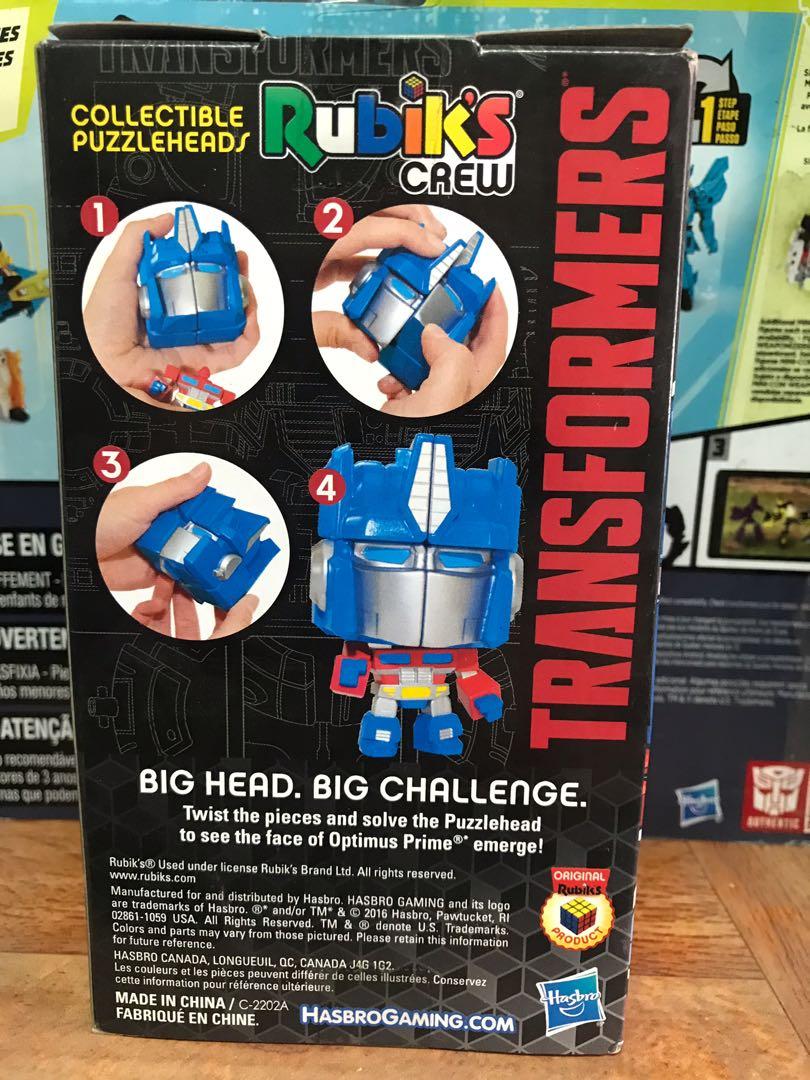 Transformers Optimus Prime Rubiks, Hobbies & Toys, Toys & Games on ...