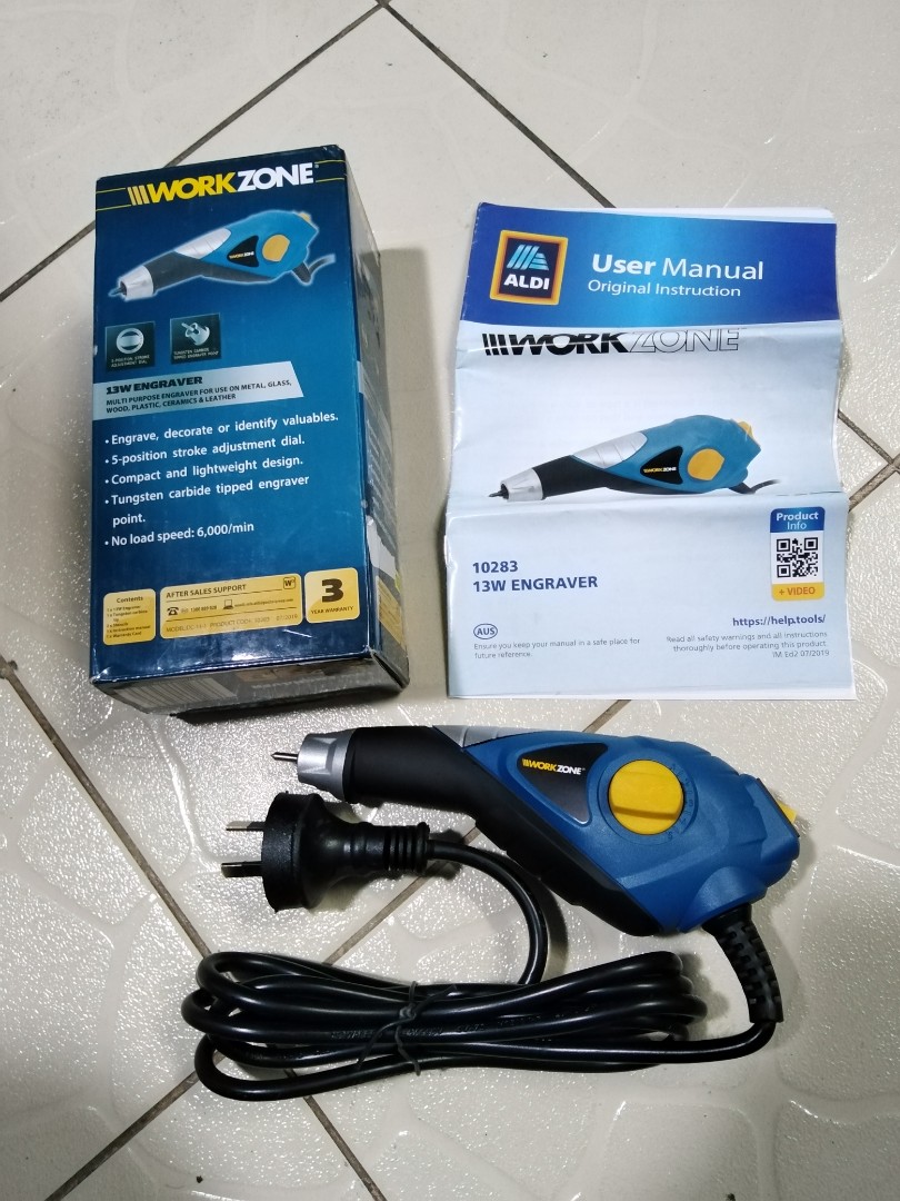 Workzone Heavy Duty Electric not Battery Operated Engraver Machine ...