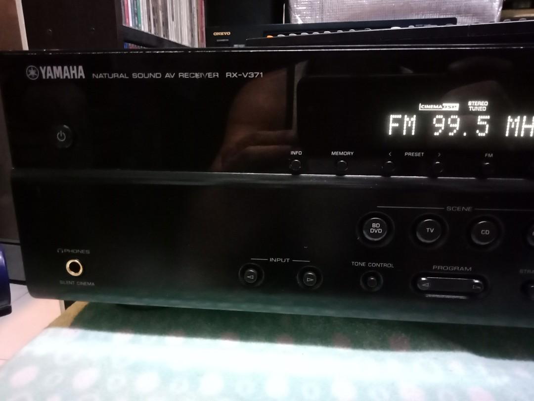 Yamaha RX-V371 5.1 Av Receiver, Audio, Soundbars, Speakers & Amplifiers ...