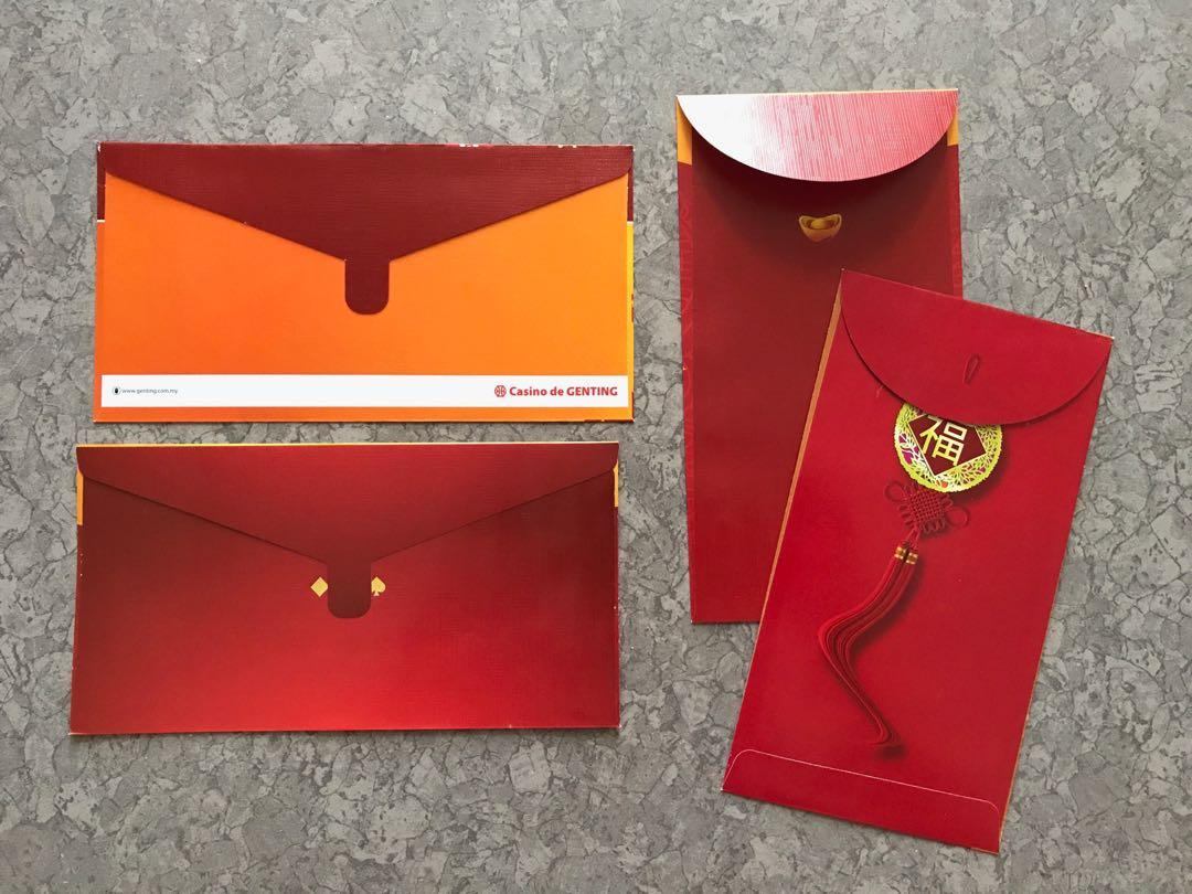 20pcs Genting Fortune God red packet / ang pow pao, Hobbies & Toys ...