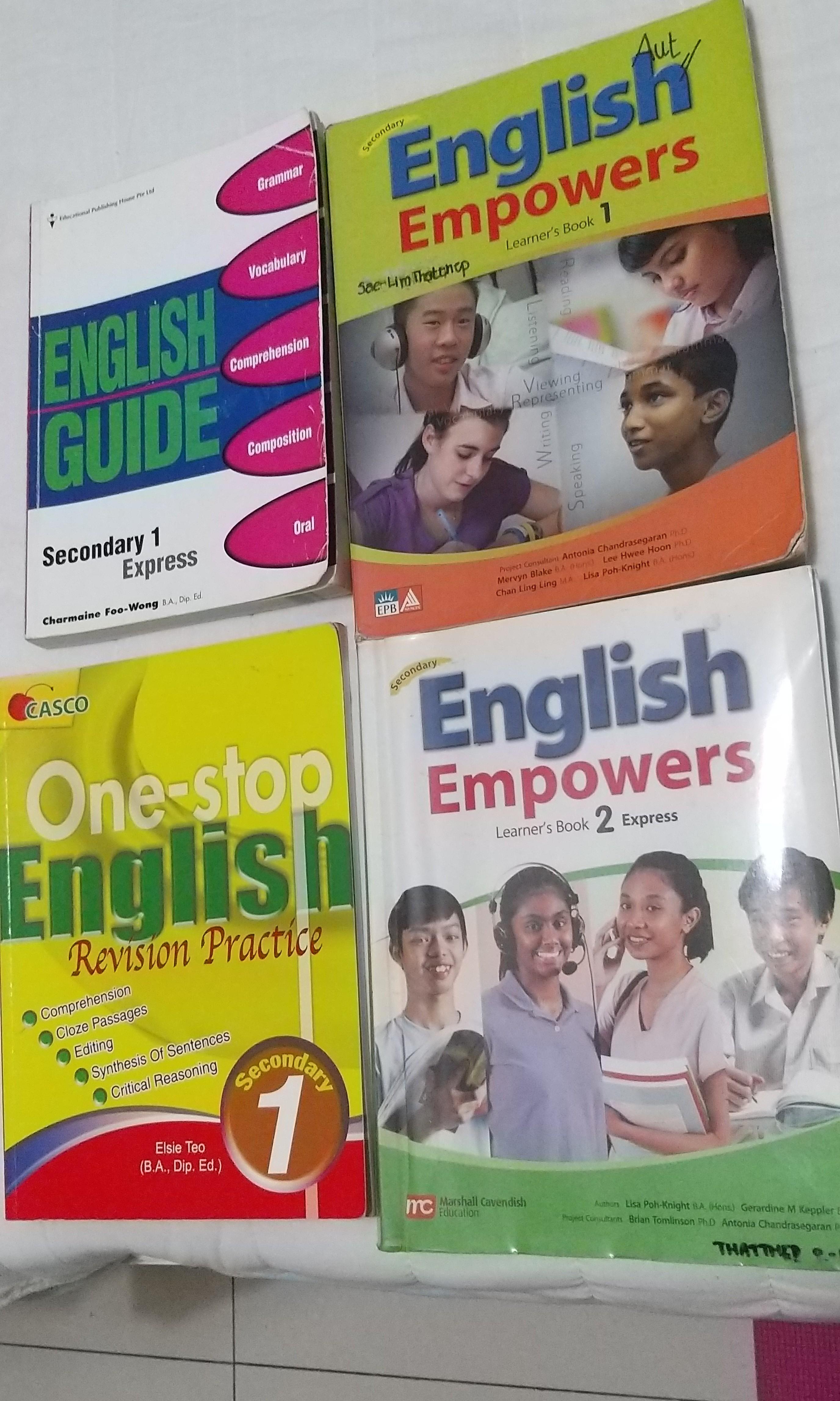 Assorted Secondary English School Text Book, Hobbies & Toys, Books ...