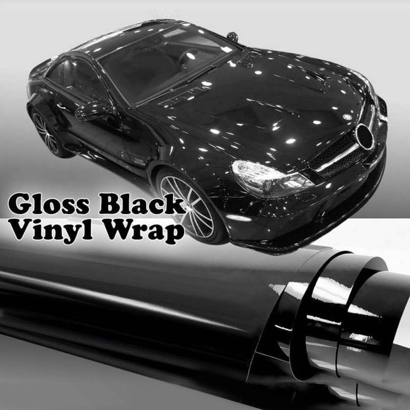 Black glossy vinyl sticker, Car Accessories, Accessories on Carousell