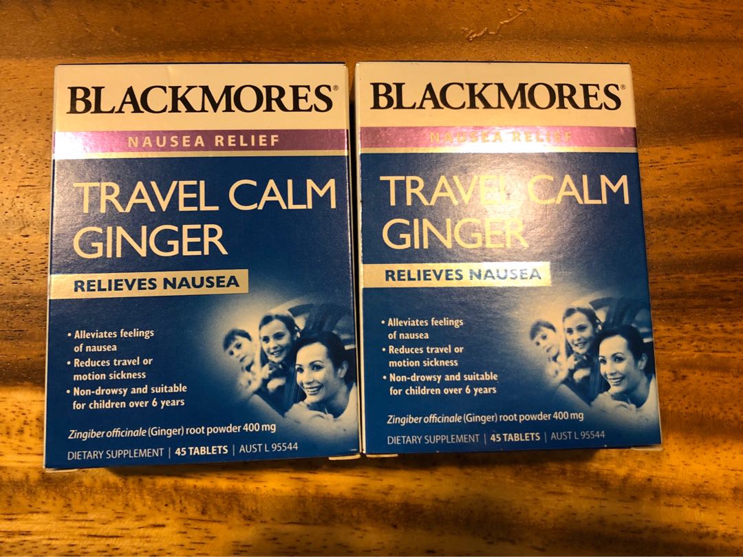 Blackmores travel calm ginger, Health & Nutrition, Medical Supplies ...