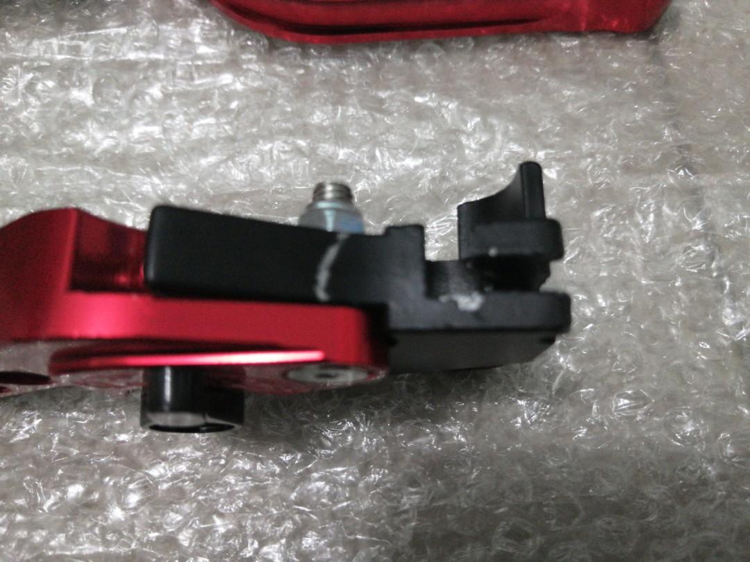 Brake Lever Red, Motorcycles, Motorcycle Accessories on Carousell