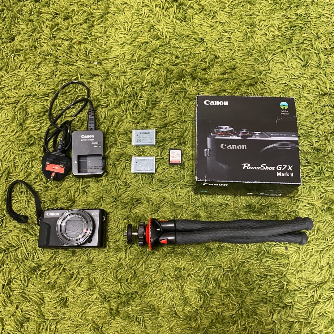 Canon G7x Mark ii with extra battery and gorilla pod, Photography ...