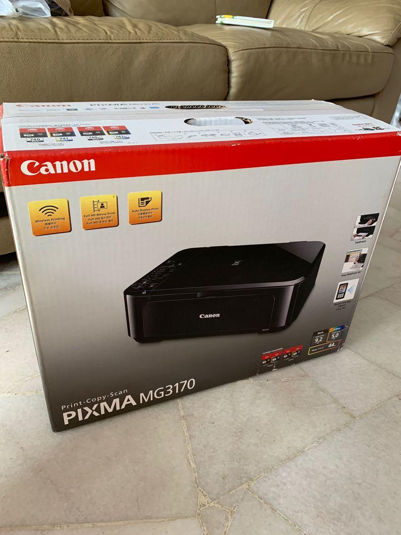 Canon PIXMA MG3170 Colour Inkjet Printer, Electronics, Others on Carousell