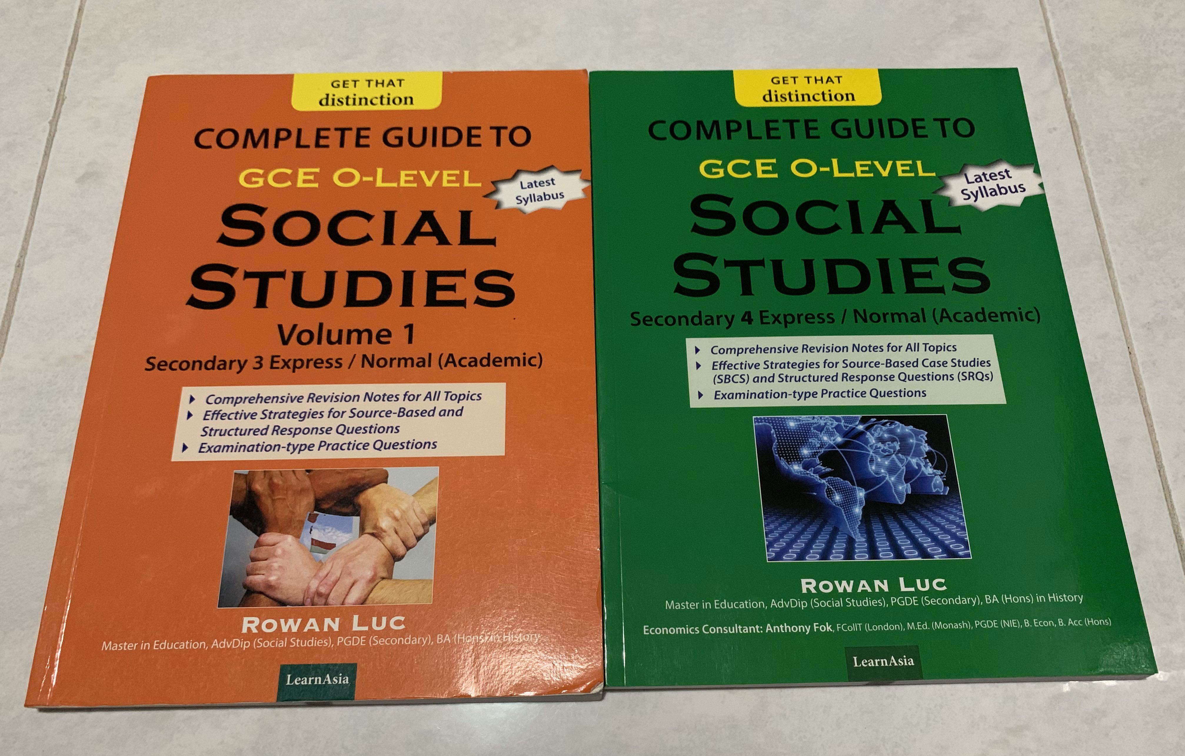 Complete guide to GCE O Level Social Studies Volume 1 (Secondary 3 ...
