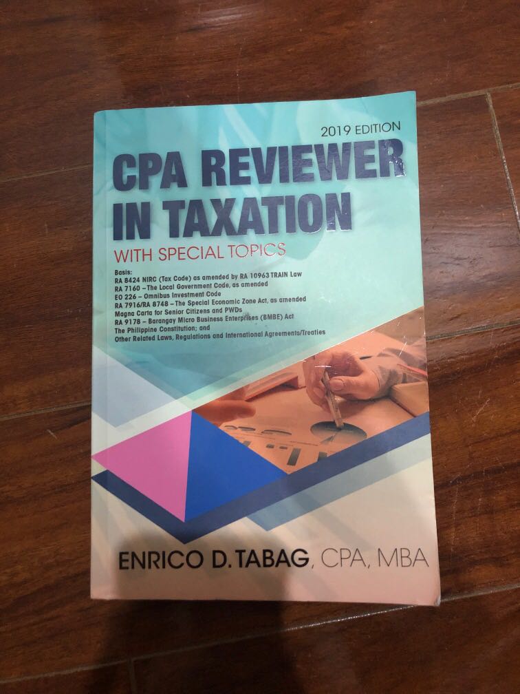 CPA Reviewer in Taxation by Tabag, Hobbies & Toys, Books & Magazines ...