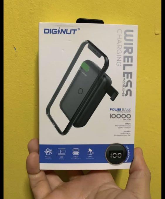 Diginut wireless charging powerbank, Mobile Phones & Gadgets, Mobile ...