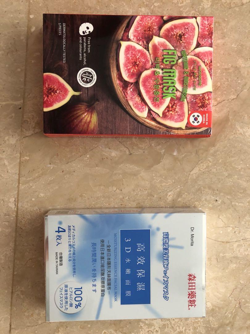 Dr. Morita & Korean Fig Mask, Beauty & Personal Care, Face, Face Care ...