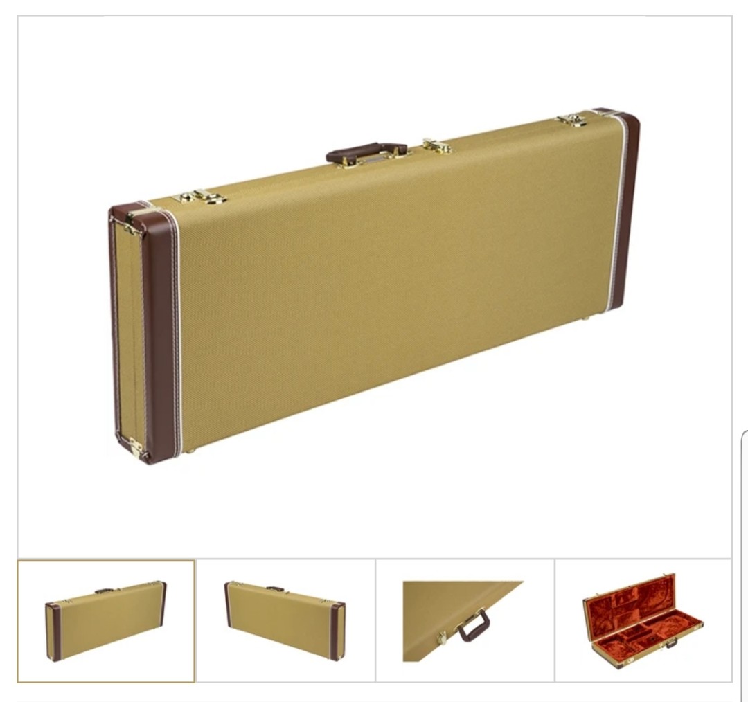 Fender Tweed Case for Guitar Pro Tweed, Music & Media, Music ...