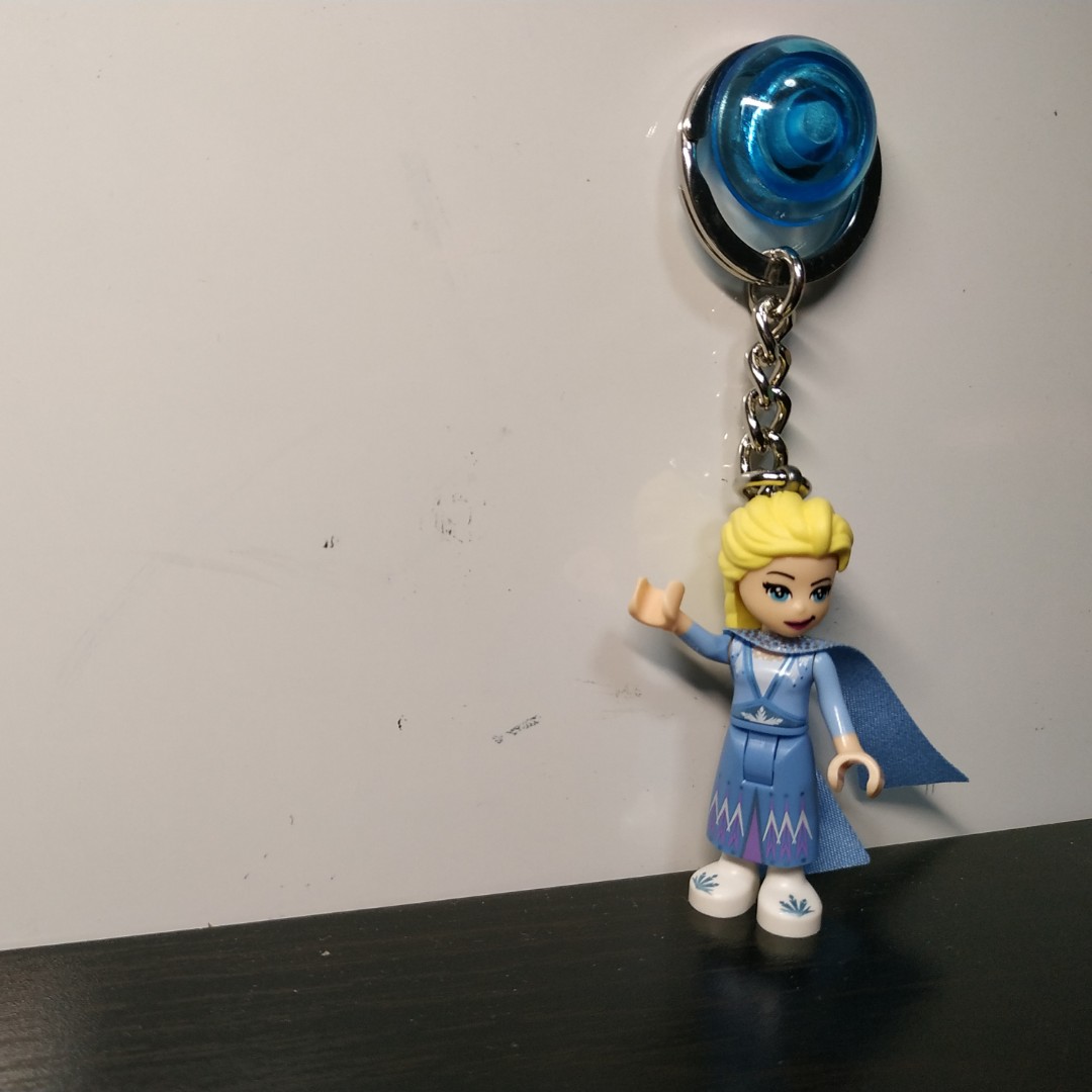 LEGO Frozen 2 Elsa keychain, Hobbies & Toys, Toys & Games on Carousell