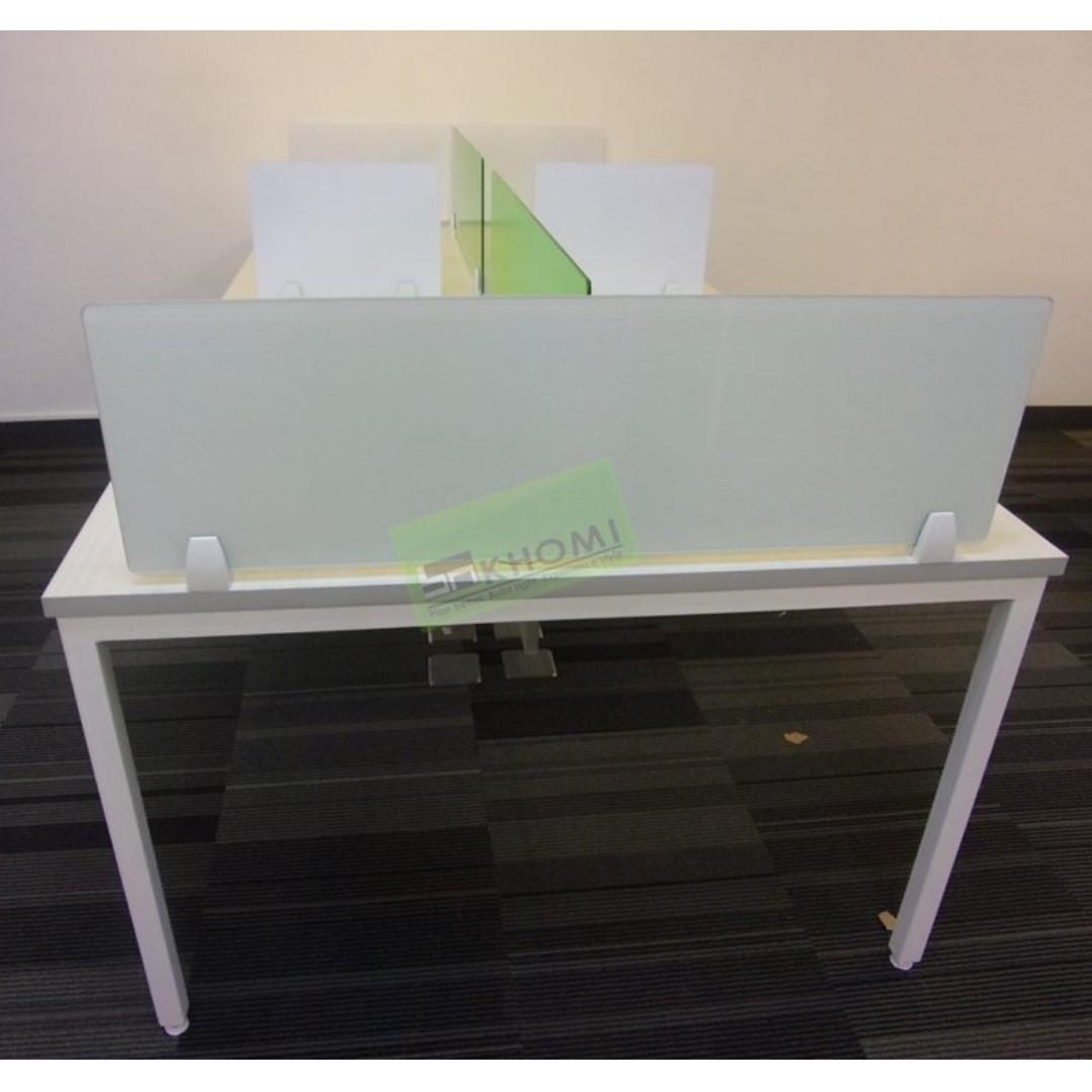 LINEAR WORKSTATION TABLE OFFICE PARTITION Furniture, Furniture & Home ...