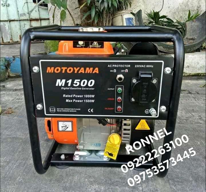 Motoyama 1500 watts Digital Gasoline Generator, Looking For on Carousell