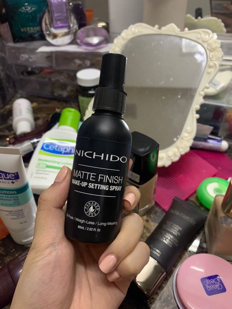 Nichido Matte Finish Setting Spray, Beauty & Personal Care, Face ...