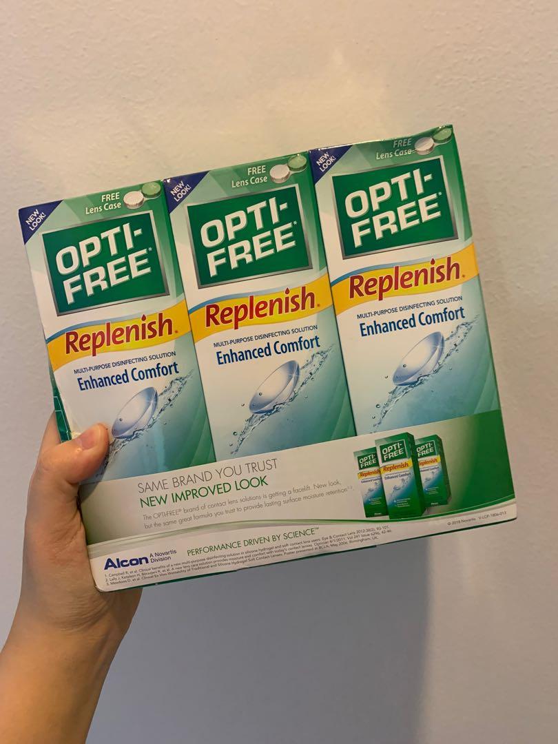 Opti-Free contact lens solution Enhanced Comfort, Beauty & Personal ...