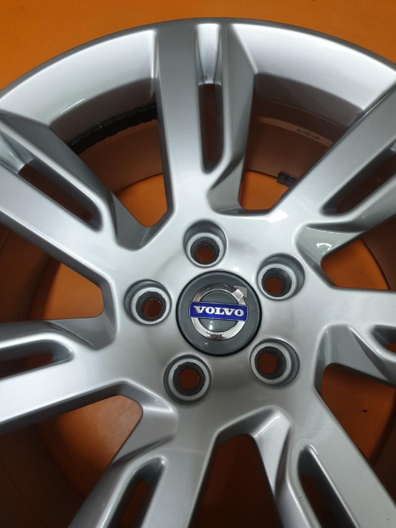 Original Volvo 18" rims. T5, Car Accessories, Tyres & Rims on Carousell