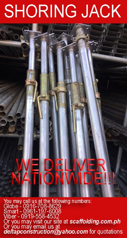 Shoring Jack Scaffolding, Commercial & Industrial, Construction Tools ...