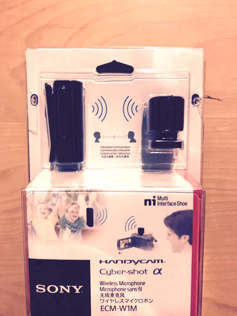 Sony Bluetooth® Wireless Microphone System | ECM-W1M, Photography ...