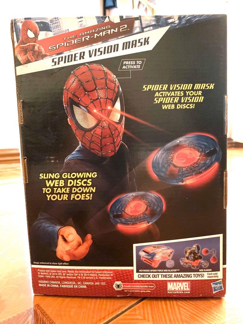 Spiderman Mask and Light Up Web Disc, Hobbies & Toys, Toys & Games on ...