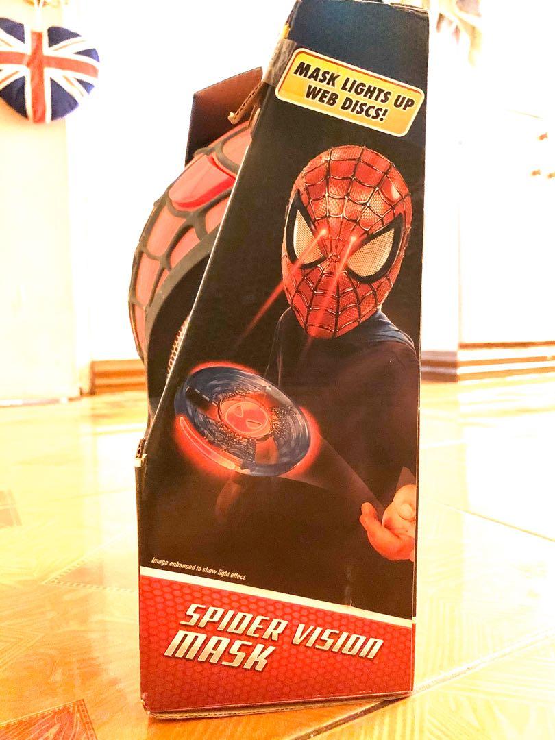 Spiderman Mask and Light Up Web Disc, Hobbies & Toys, Toys & Games on ...