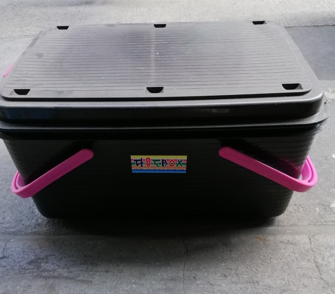 Storage box megabox 50liter, Furniture & Home Living, Home Improvement ...